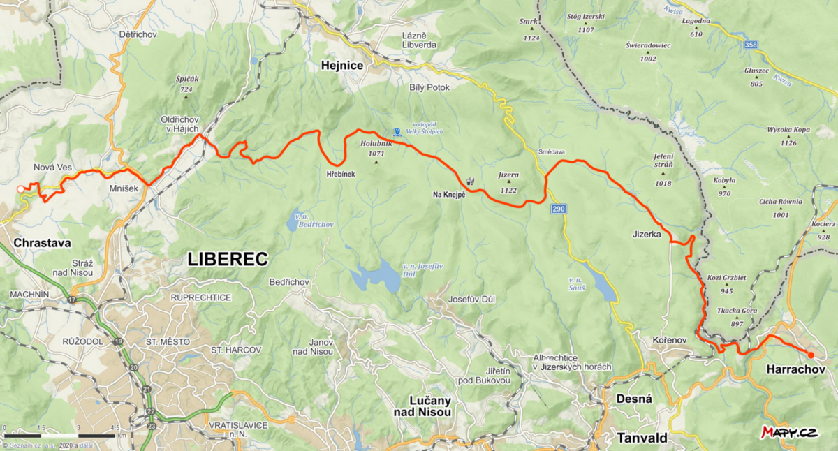 Severní stezka – Jizerské hory – Via Czechia